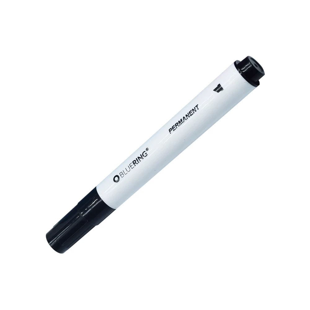 Alkoholos marker 1-4mm, vágott végű Bluering® fekete - Orink Hungary